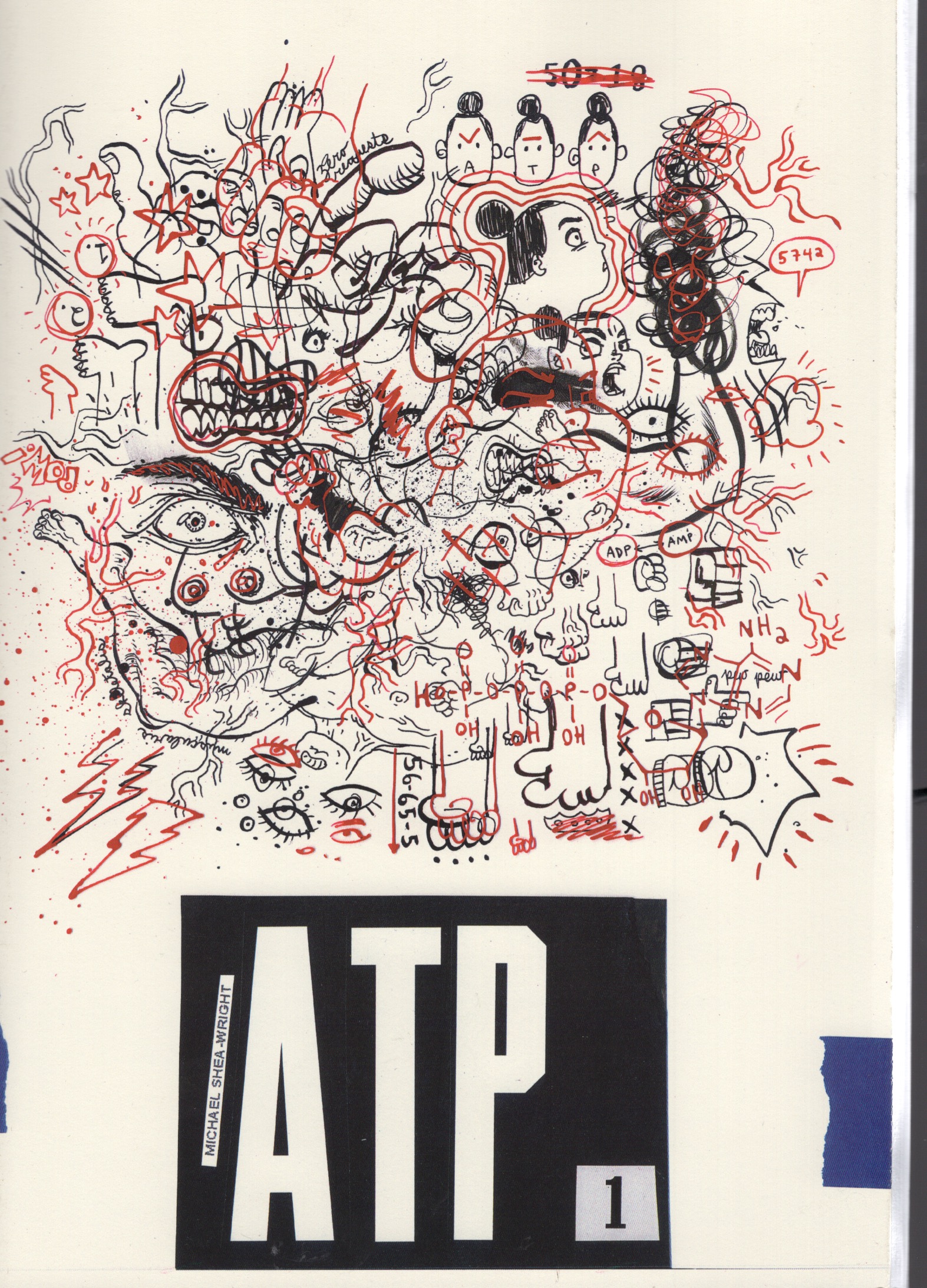ATP by Michael Shea Wright. $8. Magazine size, 40 pages, black and white.